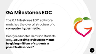 Pagination of the GA Milestones Assessments | PPT