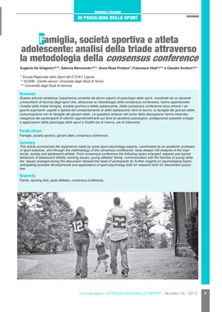 Pagine da gips giornale italiano di psicologia dello sport 18 | PDF