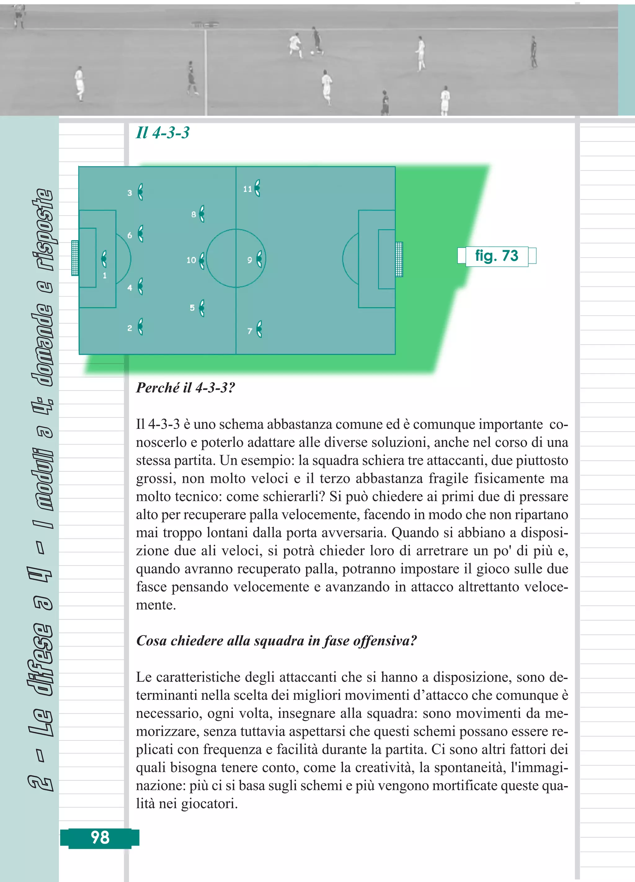 Pagine da moduli calcistici difesa | PDF