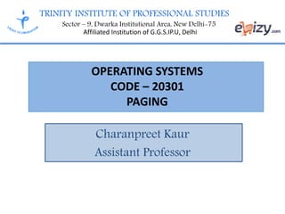 OPERATING SYSTEMS | PPTX