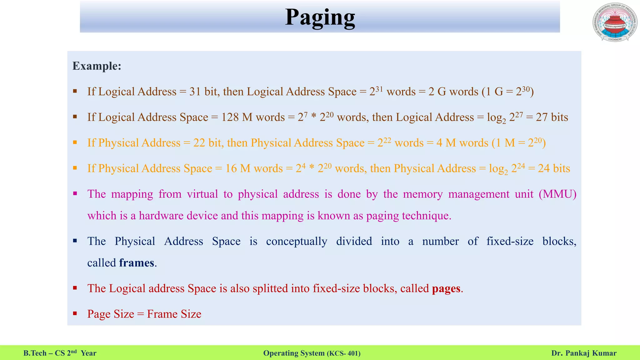 Paging | PPT