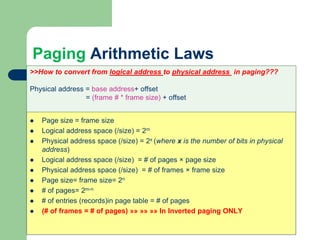 Paging technique in memory menagement.ppt