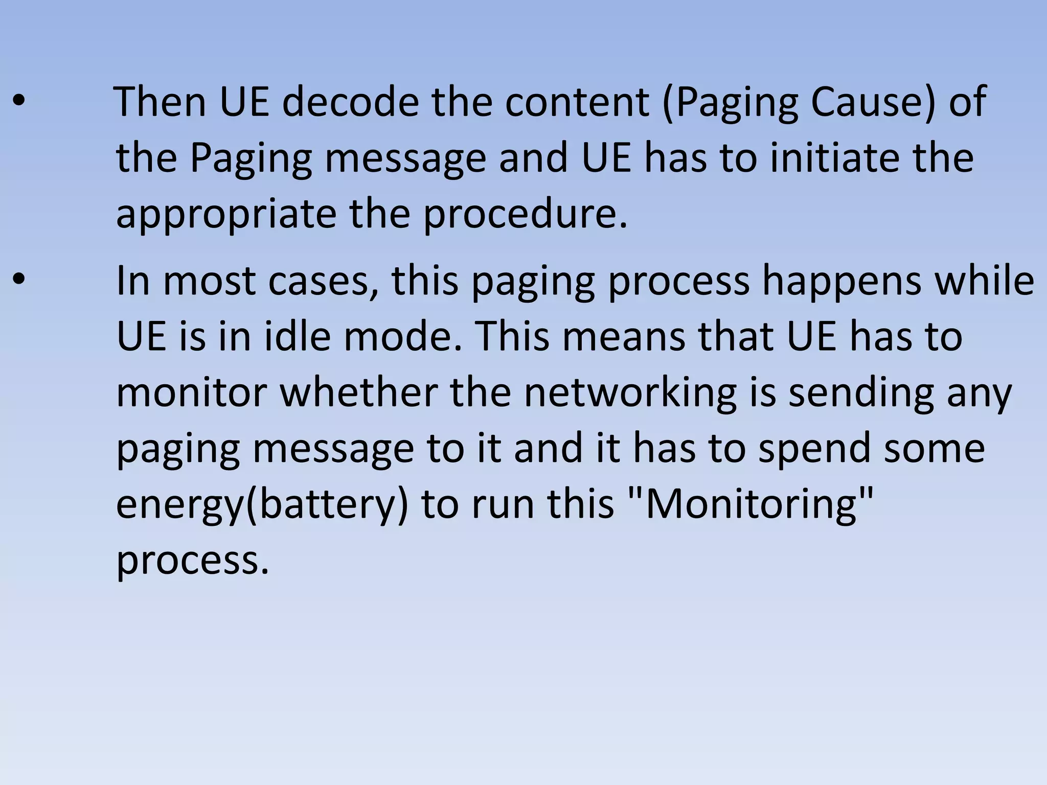 LTE paging.ppt | Computer Networking | Computing