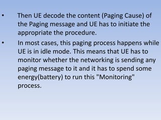 LTE paging.ppt | Computer Networking | Computing