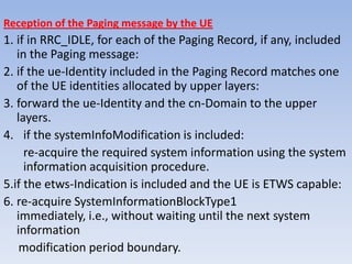 LTE paging.ppt | Computer Networking | Computing