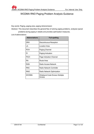 Paging analysis | PDF