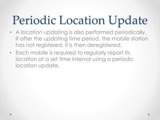 Paging and Location Update | PPTX