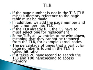 Paging and segmentation | PPTX
