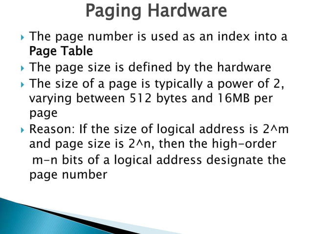 Paging and segmentation | PPTX | Data Storage and Warehousing | Computing