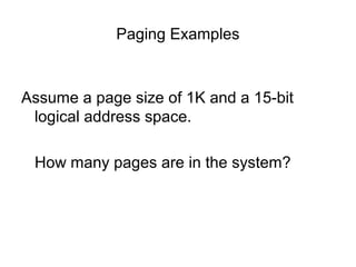 Paging examples | PPT