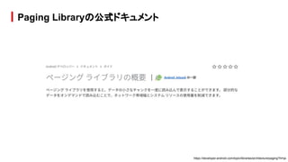 Paging Libraryの利用をやめたいお気持ち表明 | PPT