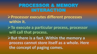 Paging in Computer Architecture and Operating System | PPTX