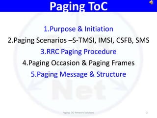Paging in LTE | PPSX