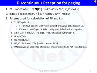 Paging in LTE | PPSX