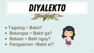 Pagkakaiba-iba ng Wika_Varyasyon ng Wika | PDF