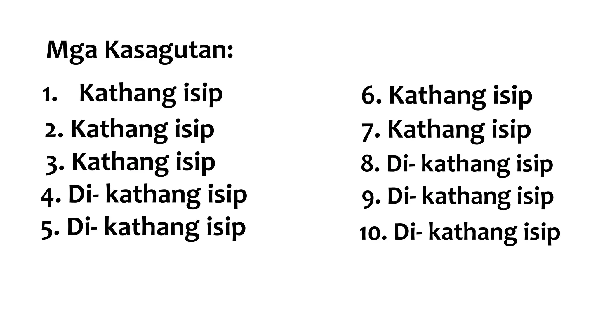 Pagkakaiba ng kathang isip at di kathang isip ( | PPTX