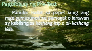Pagkakaiba ng kathang isip at di kathang isip ( | PPTX