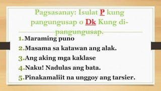 pagkakaiba ng pangungusap at di-pangungusap.pptx