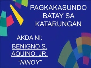 Pagkakasundo batay sa katarungan | PPT