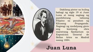 Pagkakatatag ng kilusang propaganda at katipunan | PPTX