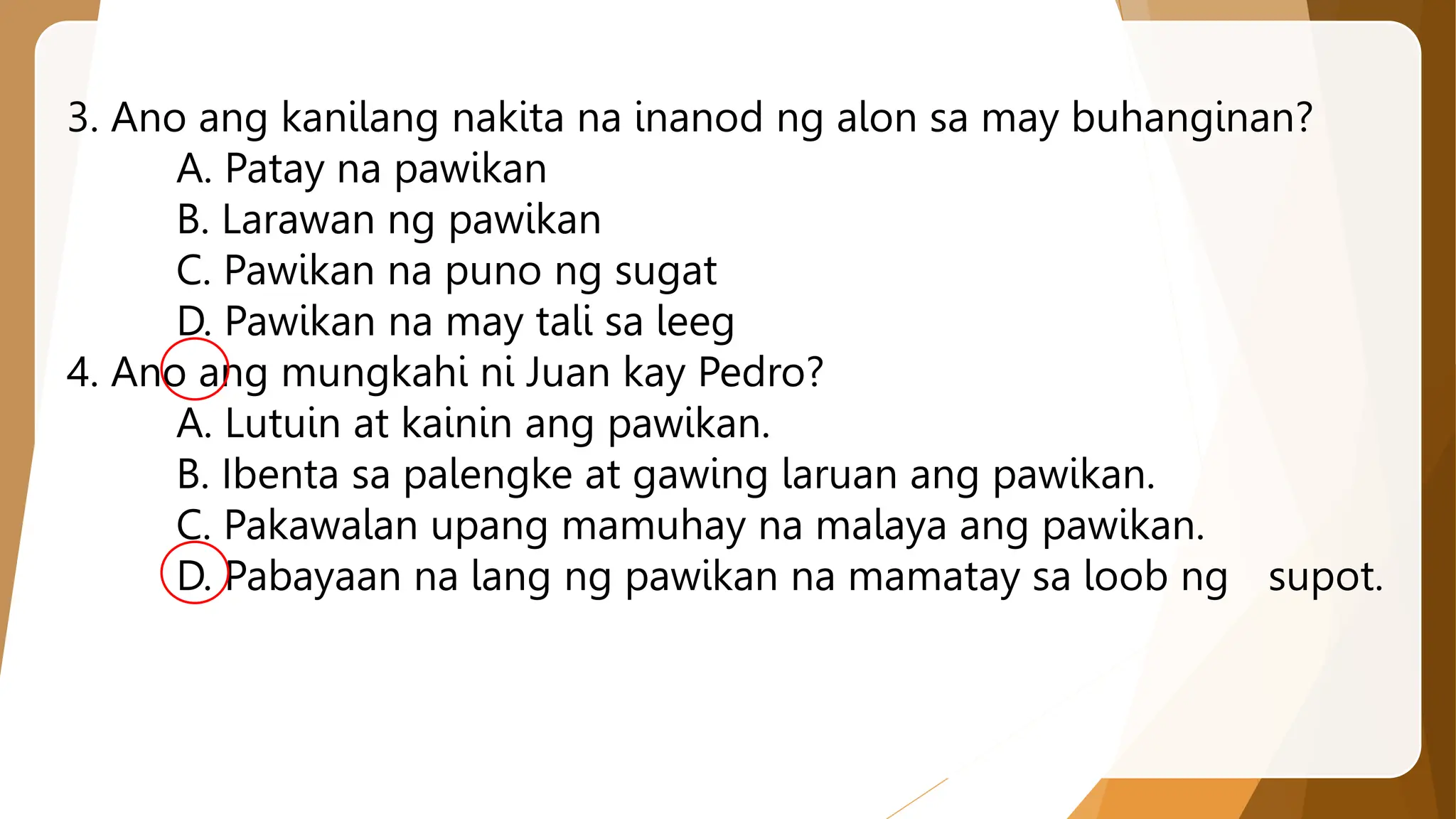 Pagkalinga sa mga Hayop na Ligaw o Endangered Species PPT.pptx