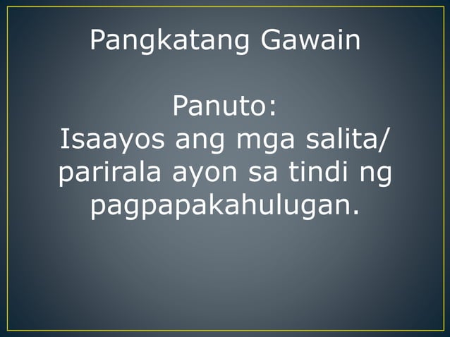 Pagkiklino. a lesson in Grade 7- second quarter | PPTX
