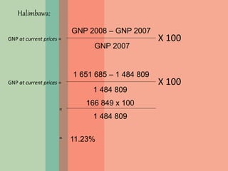 Pagkilala sa Gross National Product (GNP) | PPTX