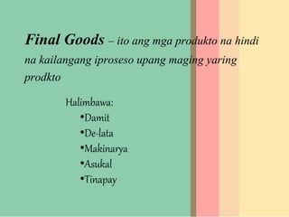 Pagkilala sa Gross National Product (GNP) | PPTX
