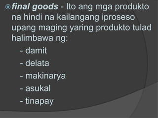 Pagkilala sa gross national product licot | PPT