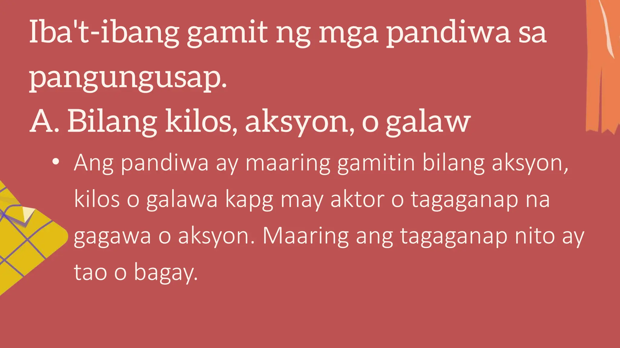 Pagkilala sa Iba't-ibang gamit ng Pandiwa.pptx