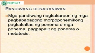 Pagkilala sa mga Pandiwang Di-Karaniwan.pptx