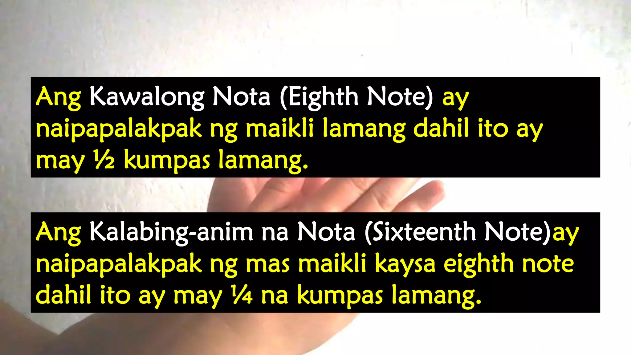 Pagkilala sa nota at pahinga | PDF