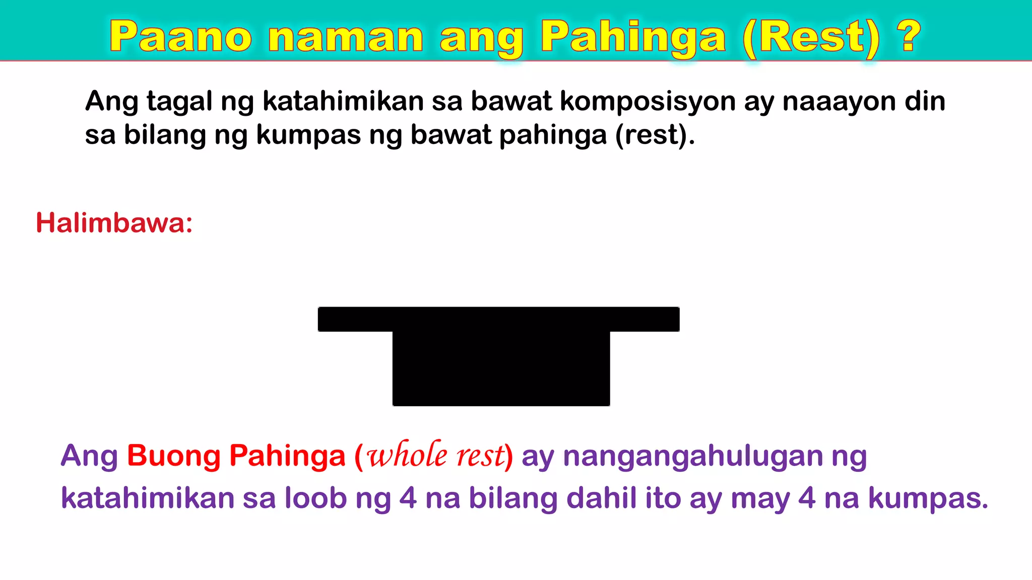 Pagkilala sa nota at pahinga | PDF