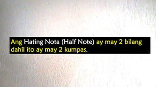 Pagkilala sa nota at pahinga | PDF