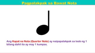 Pagkilala sa nota at pahinga | PDF