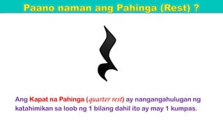 Pagkilala sa nota at pahinga | PDF