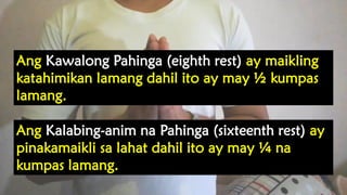Pagkilala sa nota at pahinga | PDF