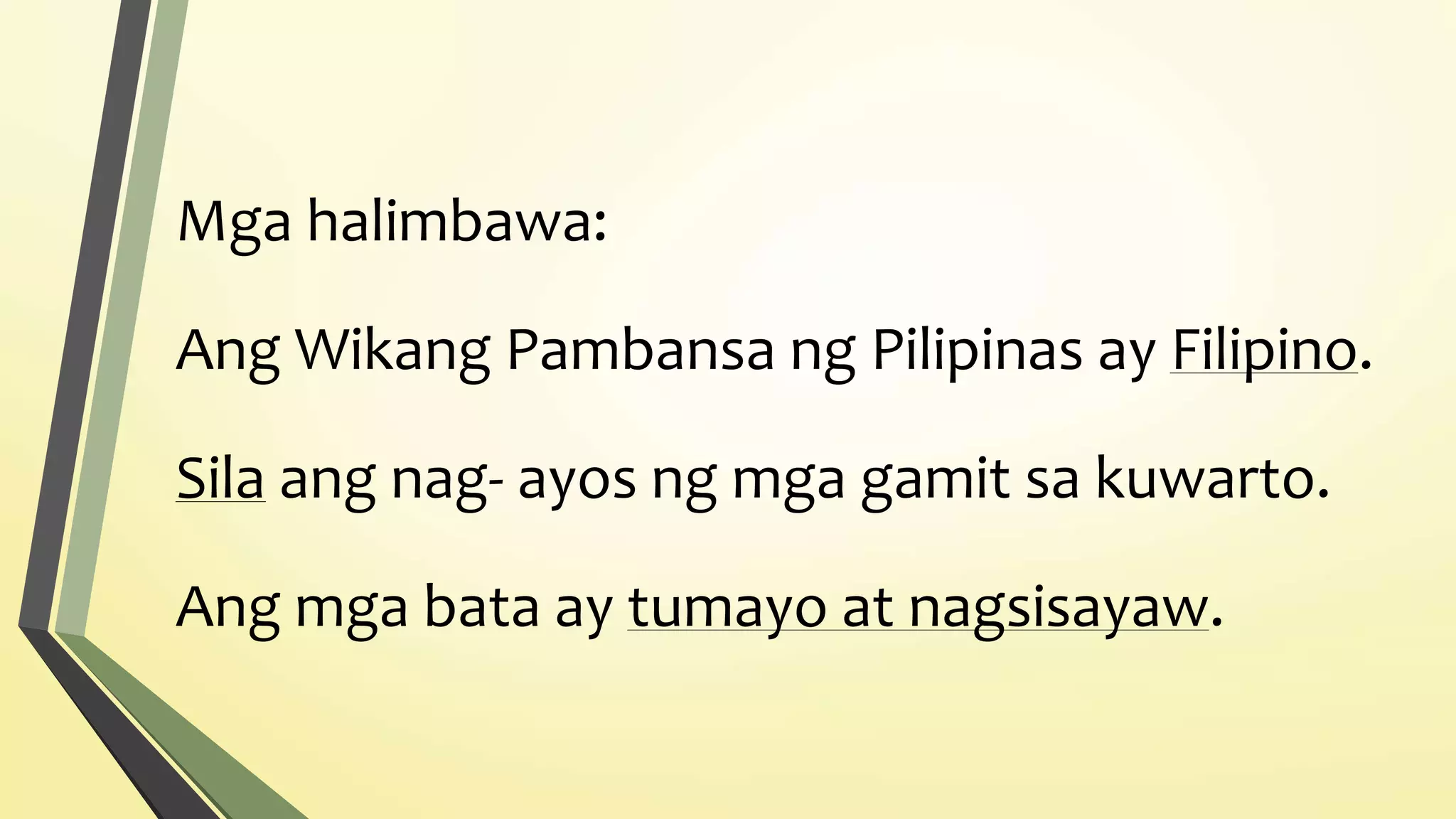 Pagkilala sa Simuno at Panaguri | PPTX