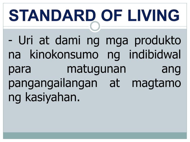 Pagkonsumo at Produksyon | PPTX