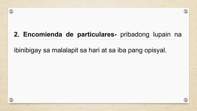 Pagkontrol sa Kabuhayan Bilang Paraan ng Pananakop | PPT