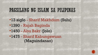 Paglaganap ng Relihiyong Islam | PPT