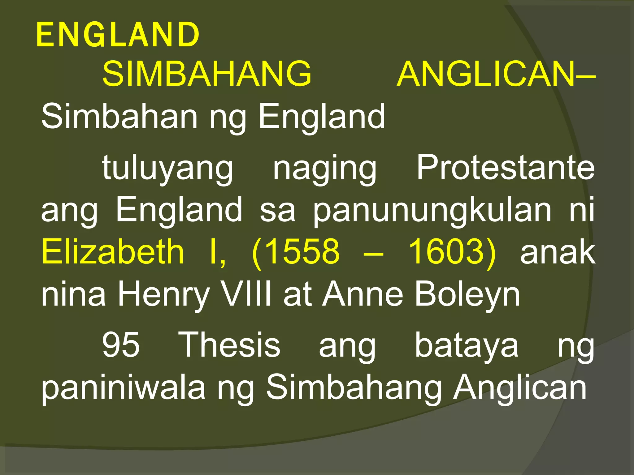 Paglakas ng europe reformation | PPT