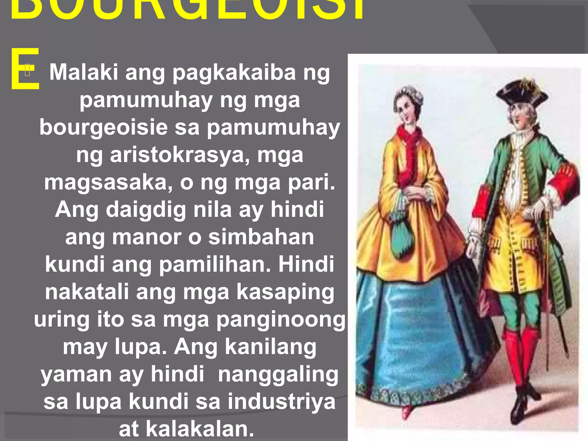 Paglakas ng europe (Bourgeoisie) | PPT