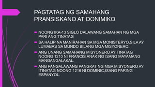 Paglakas ng simbahang katoliko bilang isang institusyon sa gitnang ...
