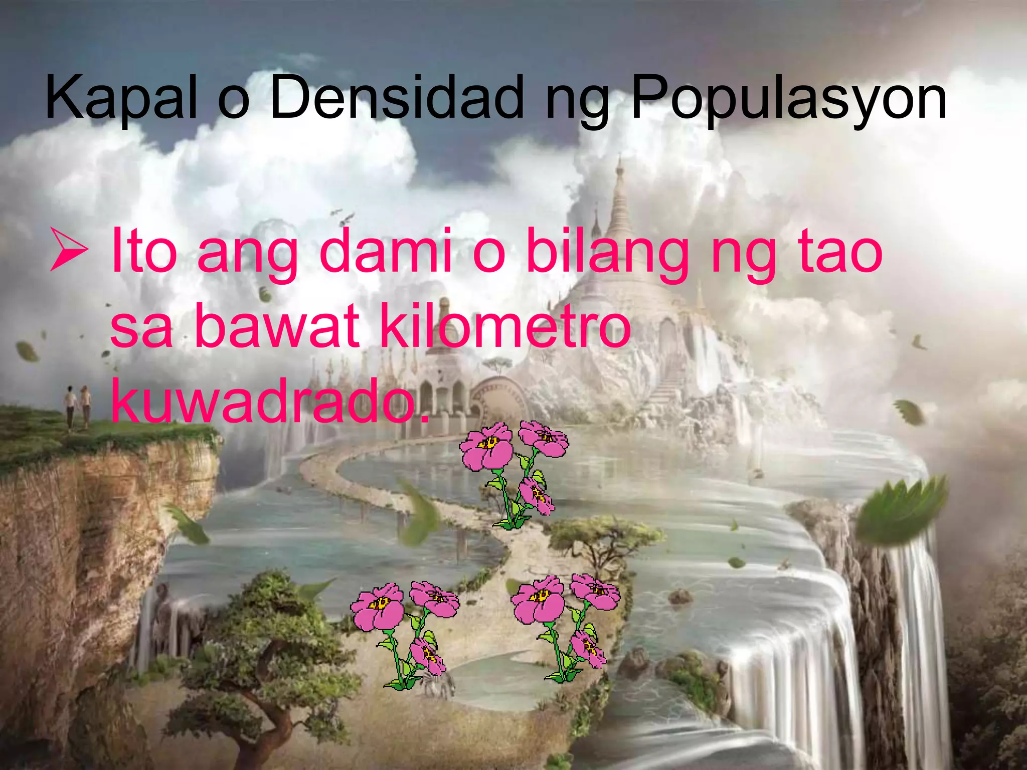 Paglaki ng populasyon | PPTX