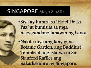 Ang Paglalakbay at Pag-ibig ni Jose Rizal | PPTX