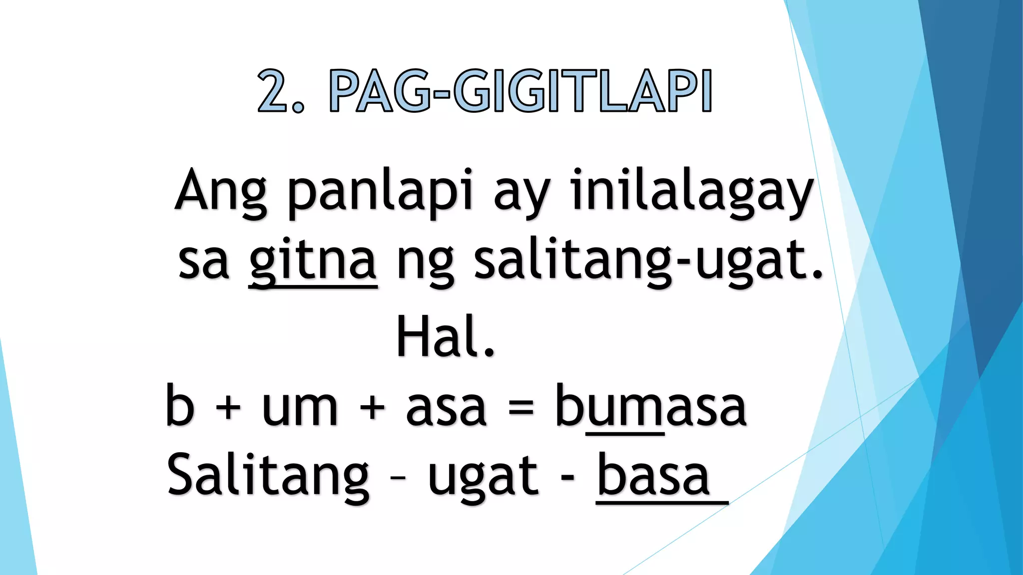 Paglalapi | PPTX