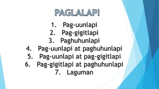 Paglalapi | PPTX