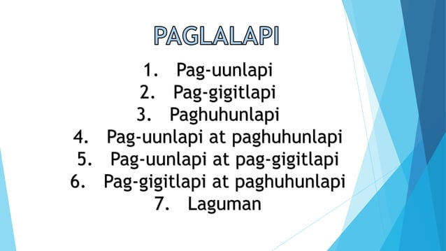 Paglalapi | PPTX