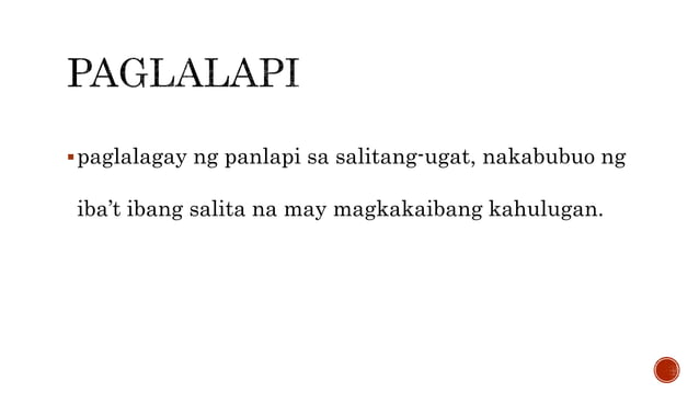 Paglalapi | PPTX